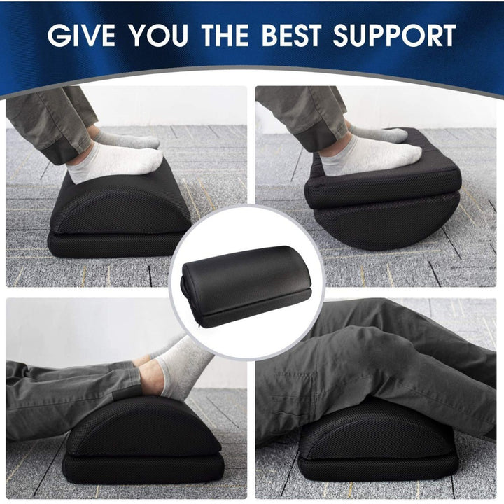 Adjustable Foot Rest Under Desk for Added Height | Ergonomic Foot Rest ...